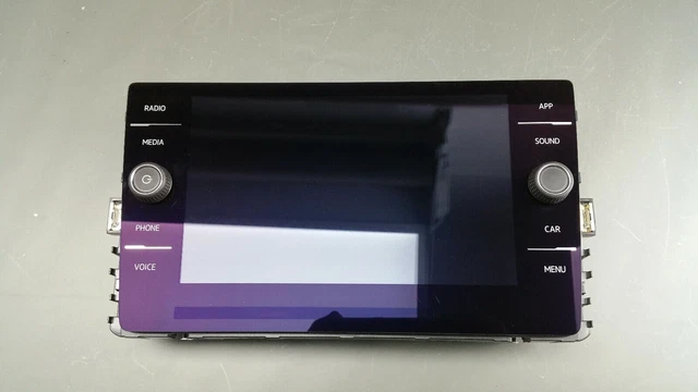ORIGINAL VW GOLF 7 5G Discover Media Touchscreen Control Panel 8 MIB2 ...