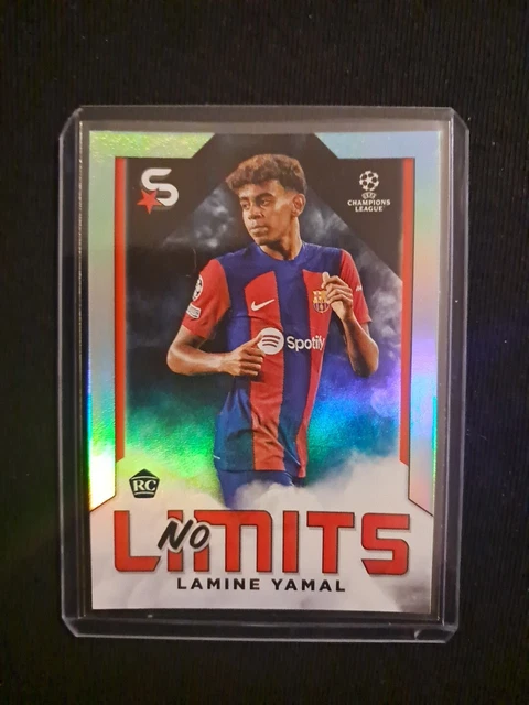 CARTE TOPPS SUPERSTARS 2023/2024 Lamine Yamal #Nl-06 No Limits Foil Fc Barcelona EUR 12,00 ...
