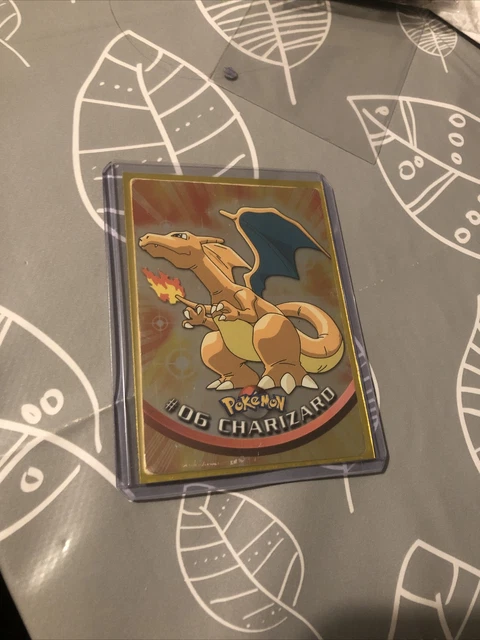 POKEMON TOPPS - Charizard #06 - Silver Foil Holo - Blue Logo - NM/LP ...