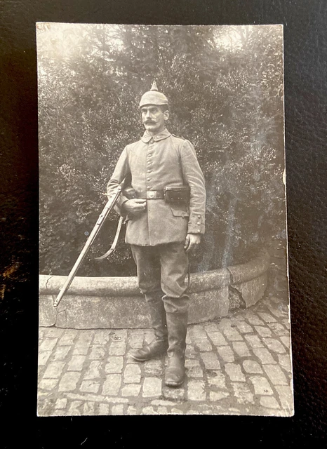 POSTKARTE WK1 PORTRAIT Soldat Bayern Feldgrau EUR 9,50 - PicClick DE
