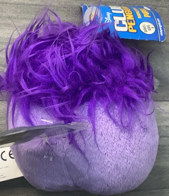 ORIGINAL DISNEY CLUB Penguin Purple Puffle, Plush Soft Toy, Tagged With ...