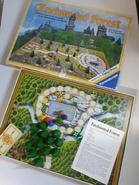 VINTAGE &ENCHANTED FOREST& Board Game Ravensburger 1982 Edition ...