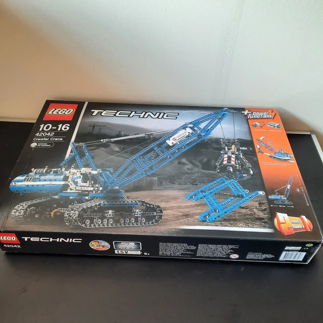 LEGO TECHNIK RC 42042 Raupen Gittermastseilkran Crawler Crane EUR 79,00 ...