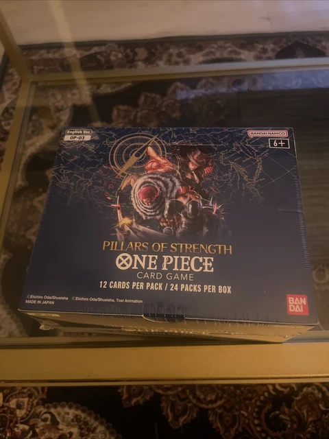 ONE PIECE TCG, OP-03 Pillars Of Strength Factory Sealed Booster Box £ ...