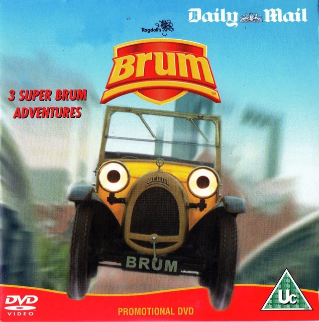 BRUM - 3 Super Brum Adventures : Children's Animated Promo DVD £3.25 ...