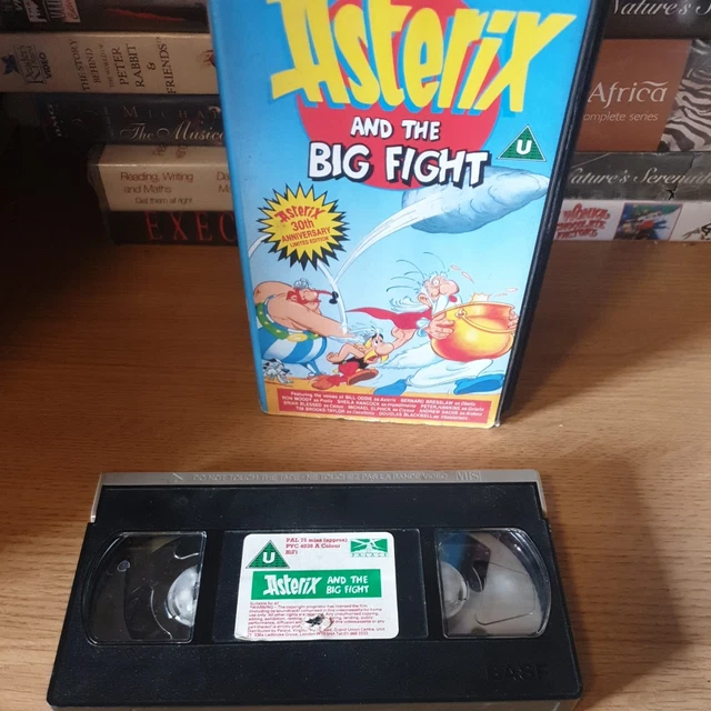 ASTERIX AND THE Big Fight 1989 Animated 30th Anniversary Ltd Edition ...