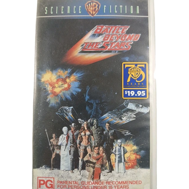 BATTLE BEYOND THE Stars VHS Tape PG Rating PAL WB Science Fiction £12. ...