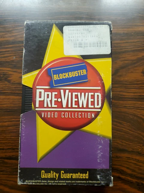 RARE BLOCKBUSTER PRE Viewed Video Collection The Beach Vhs Tape £19.04 ...