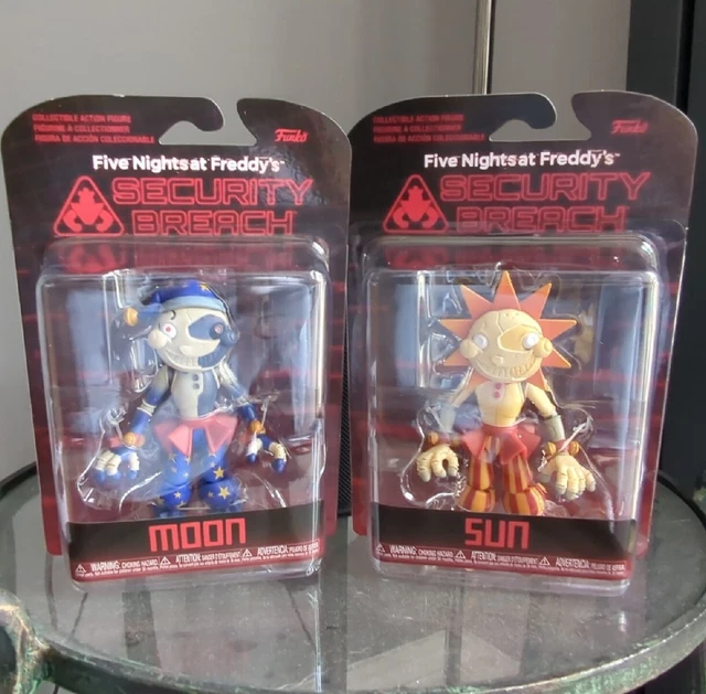 FIVE NIGHTS AT Freddys Sun Moon Figures FNAF Security Breach Funko ...