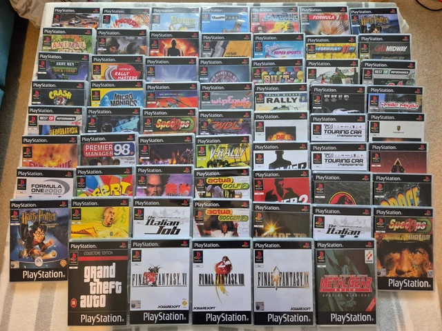 PS1 GAMES - DVD Case Presentation £3.99 - PicClick UK