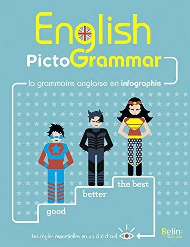 ENGLISH PICTOGRAMMAR: LA grammaire anglaise en infographie-Rebec EUR 10 ...