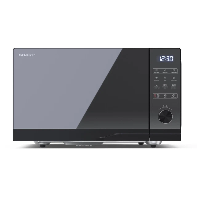 SHARP 25L DIGITAL Combination Flatbed Microwave - Black YCGC52BUB £159. ...