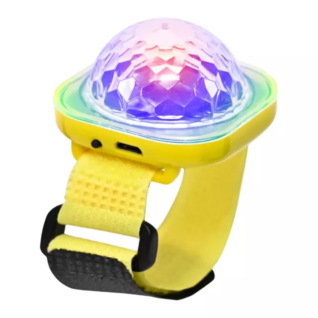 Mini Bracelet Disco Lights Sound Control 400mah Led Stage Light For