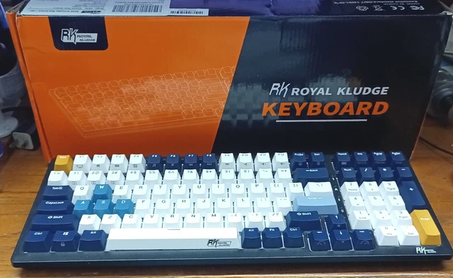 RK ROYAL KLUDGE RK98 Wireless Mechanical Keyboard Indigo w Red Switch ...