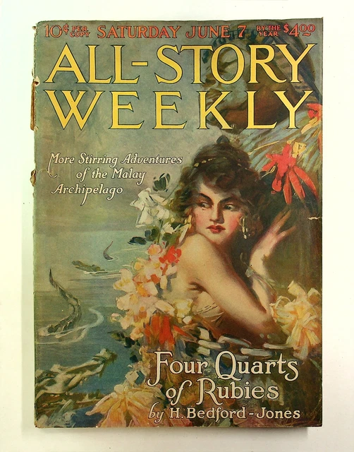 ALL-STORY WEEKLY PULP Jun 7 1919 Vol. 98 #1 GD- 1.8 £64.21 - PicClick UK
