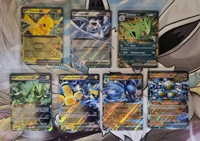 POKÉMON PRISMATIC EVOLUTIONS Ex Bundle X7 Including Pikachu & Lugia ...