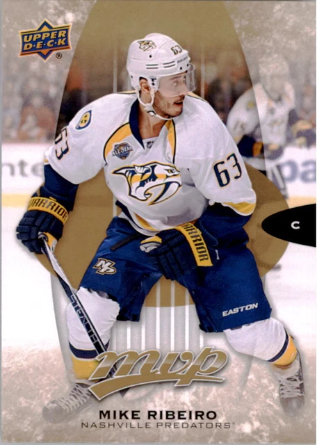 CARTE DE HOCKEY 2016-17 Upper Deck MVP Predators #176 Mike Ribeiro EUR ...