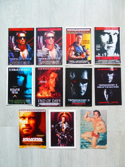 11 X SCHWARZENEGGER Postcards (New other) Commando Terminator Total ...