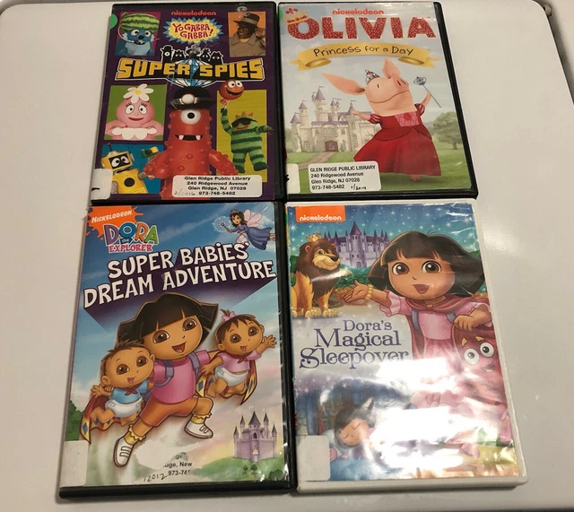 Dora The Explorer Olivia Yo Gabba Gabba Dvd Lot Of 4 Nick Jr