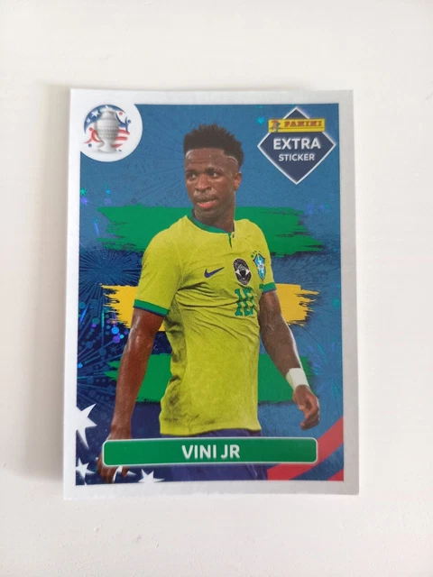PANINI COPA AMERICA USA 2024 Extra Sticker Blue - Vini Jr - Selten EUR ...