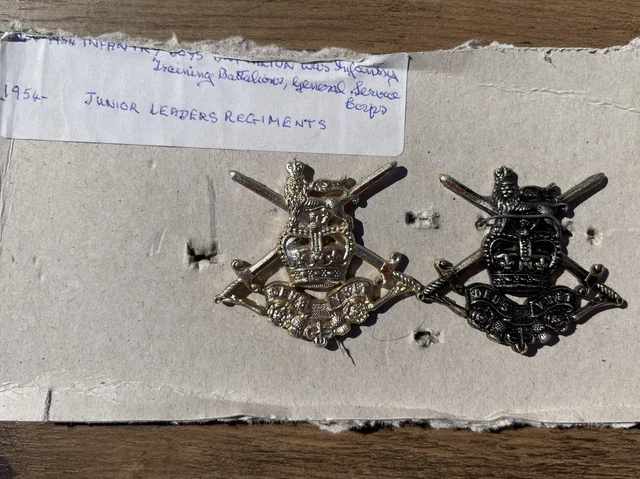 BRITISH ARMY INFANTRY Junior Leaders Battalion Cap Badges £11.12 ...