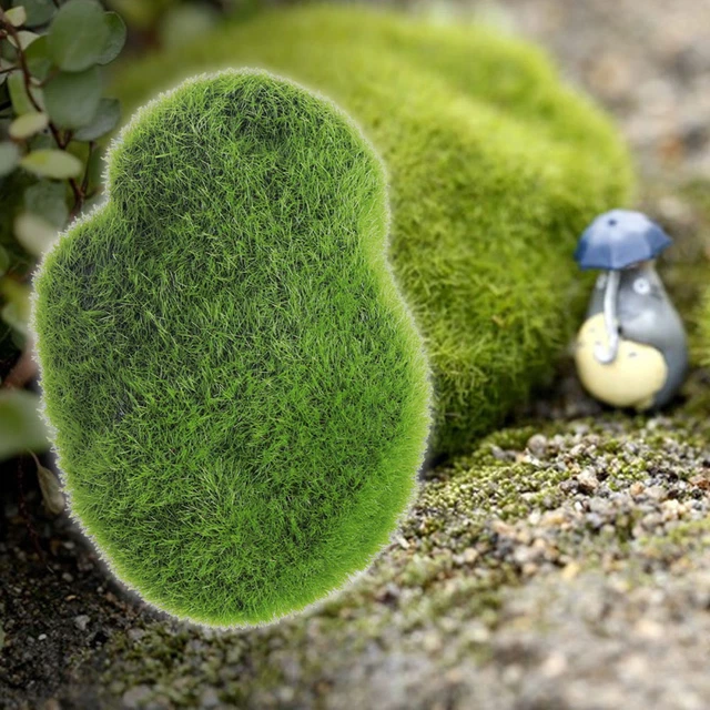 FAIRY DECOR MOSS Rocks Moss Balls Moss Cover Stones Moss Rocks £4.48 ...