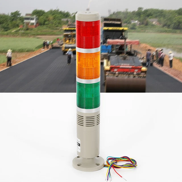 INDUSTRIAL LED SIGNAL Tower Warning Light Stack Light Red/ Green ...