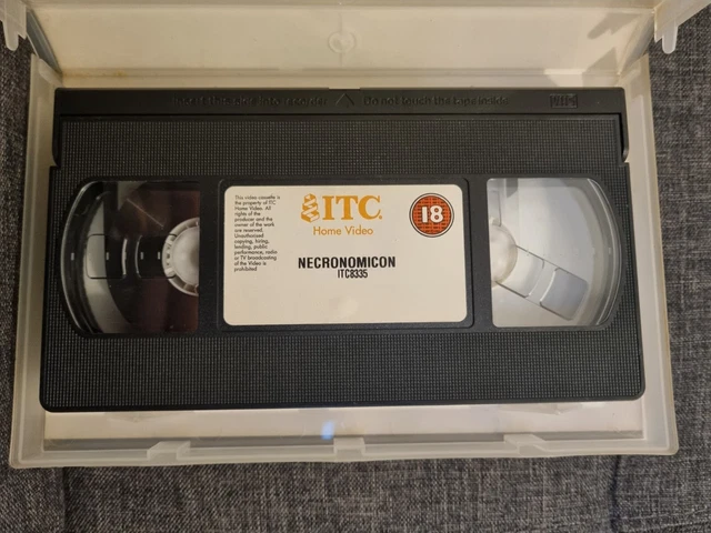 NECRONOMICON ITC ENTERTAINMENT Big Box Ex Rental Vhs Starring Bruce ...