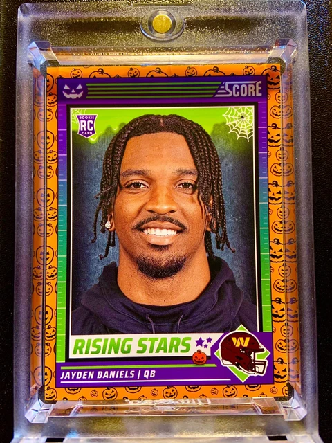 JAYDEN DANIELS 🏈 Rookie Card🔥Investment Card🔥Sp🔥Rising Stars🔥Commanders ...