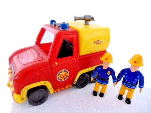 FIREMAN SAM AND Elvis Cridlington Figures With Push Along Venus Rescue ...