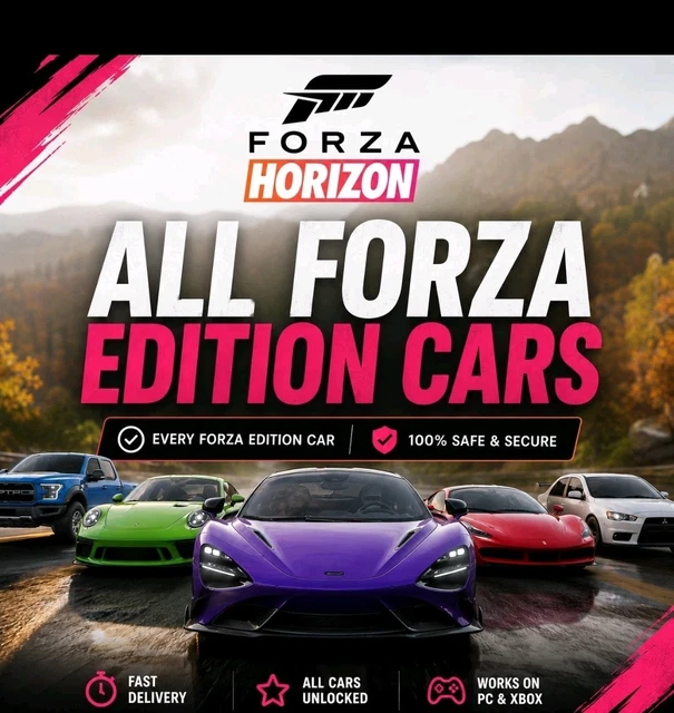 FORZA HORIZON 6 all FORZA EDITION cars unlocked! £8.66 - PicClick UK