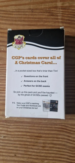 CGP AQA GCSE English A Christmas Carol Revision Question Flash Cards £3 ...
