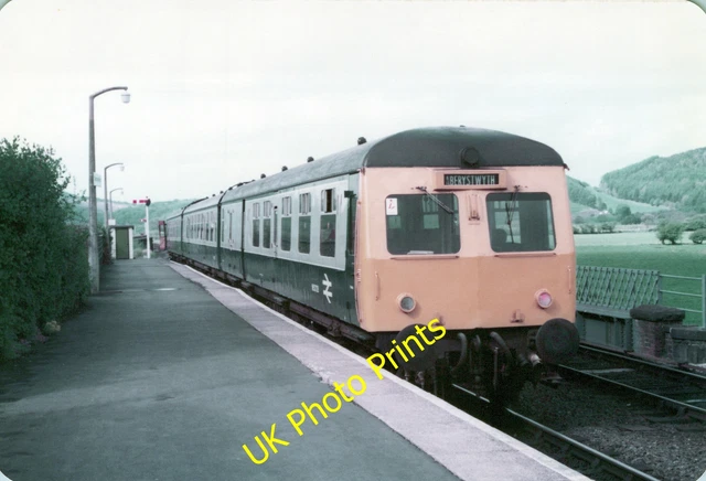 RAILWAY PHOTO 6X4 Class 120 DMU departs Machynlleth 09.15 to Aberysw 18 ...