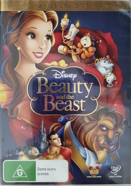 BEAUTY AND THE BEAST Diamond Edition (DVD, 1991) Disney, Region 4 PAL ...