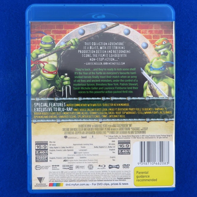 TMNT - PATRICK Stewart - Blu Ray & DVD - Fast Postage !! £13.92 ...