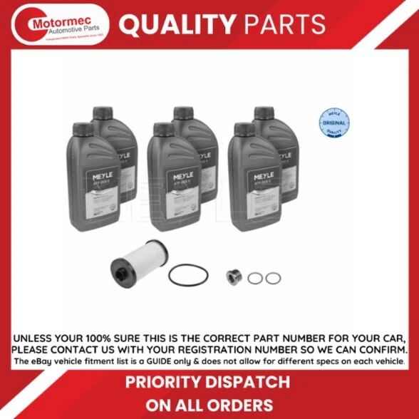 MEYLE 6-SPD DSG Service Kit for Skoda Octavia, Superb, Yeti £99.25 ...