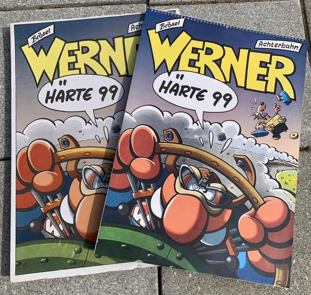 &WERNER - BRÖSEL Kalender 1999 - "Härte 99" in OVP Neuwertig EUR 20,00 ...