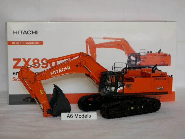 TMC SCALE MODELS~ Hitachi Zaxis ZX 890LCH-7 Hydraulic Tracked Excavator ...