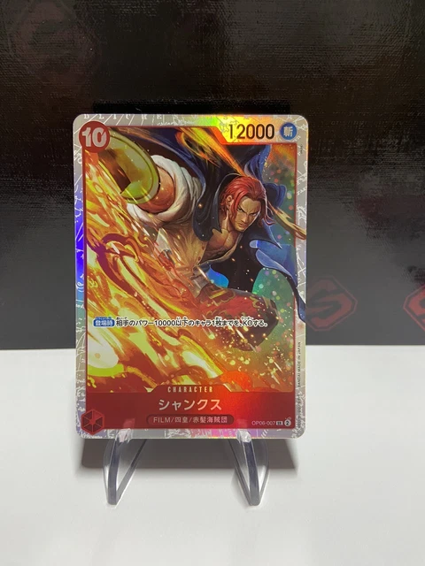 CARTA ONE PIECE TCG Shanks OP06-007 Super Secret Rare Wings of Captain JP quasi nuova EUR 6,99 ...
