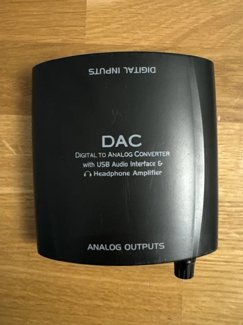 MAPLIN DAC 24BIT 192 Khz with USB/Optical Connectivity and Headphone ...