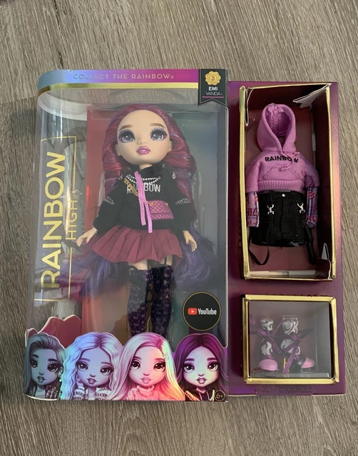 RAINBOW HIGH EMI Vanda Doll Series 3 Orchid Deep Purple Fashion ...