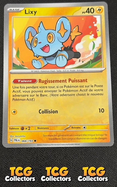 CARTE POKÉMON REVERSE - Lixy - 068/193 - EV2 PAL - Evolution a Paldea ...