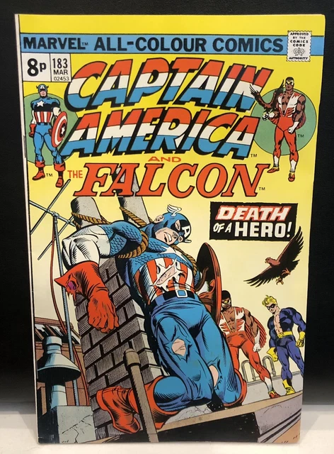 CAPTAIN AMERICA #183 Comic Marvel Comics Bronze age bondage £6.06 ...