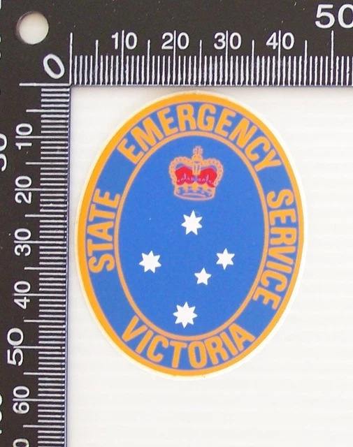 VINTAGE SES VICTORIA State Emergency Service Logo Supporter Promo ...