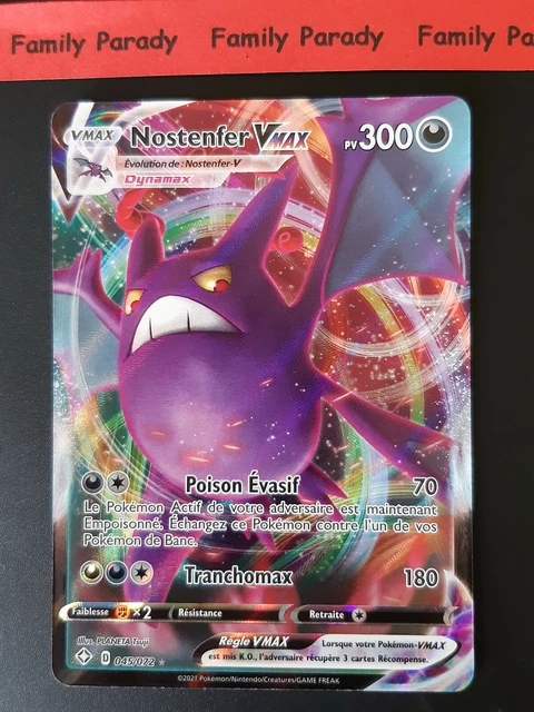 VERTEIDIGUNG VMAX 300PV 045/072 Pokemon-Karte Sehr Selten Schicksal ...