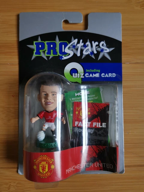 CORINTHIAN PROSTARS MAN Utd Wayne Rooney Figurine Quiz Game Card FIG330 ...