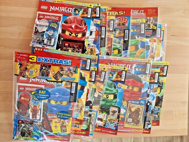 LEGO® NINJAGO® 00001 Auswahl Hefte Magazine Polybag mit Figur/Extras ...