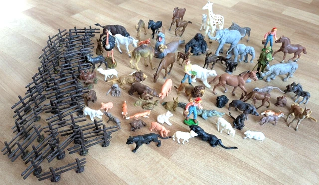 DDR SPIELZEUG KONVOLUT, Tiere, Figuren, Zäune - Plaho EUR 6,50 - PicClick DE