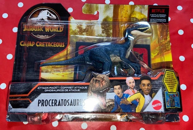 PROCERATOSAURUS JURASSIC WORLD Dinosaur Figure Camp Cretaceous Attack ...