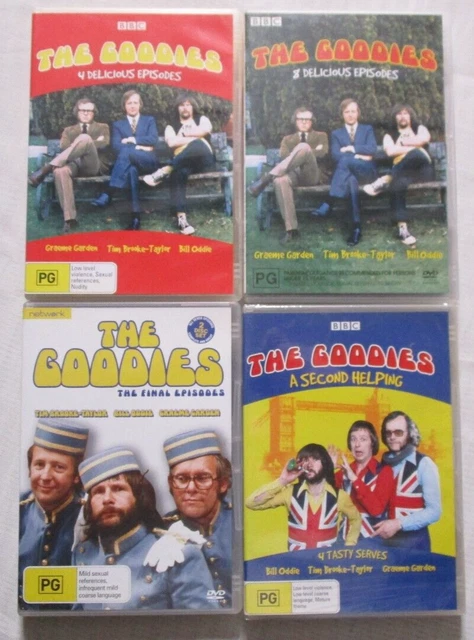 THE GOODIES BBC TV series 4 dvd lot 23 episodes Tim Brooke Taylor Bill ...